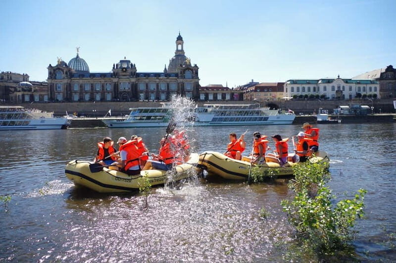 Dresden: Bootstour im Schlauchboot von Loschwitz -Altstadt - Detailed Itinerary Breakdown