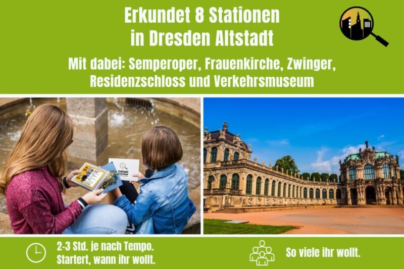 Dresden: Old Town Scavenger Hunt for Children - Key Points