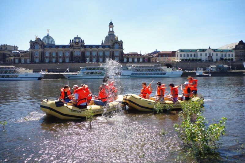 Dresden: Private Inflatable Boat Tour with Beer Garden Stop - Key Points