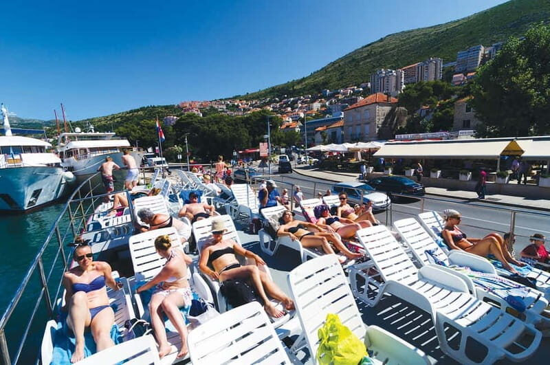 Dubrovnik: 3 Islands Boat Trip with Drinks (FR, ES, IT, EN) - Key Points
