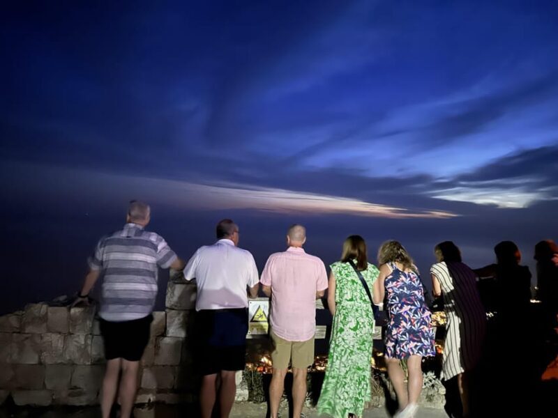 Dubrovnik Night Drive: Lights of the Adriatic - The Fortress at Mount Srd