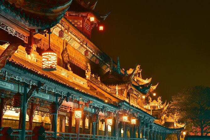 Dujiangyan Half Day Tour and Blue Tears Night View - Key Points