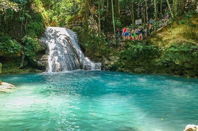 Dunn's River Fall & Blue Hole Combo Tour from Montego Bay Jamaica - Authentic Experiences and Tips