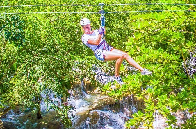Dunn's River Falls and Park Tour with Zip Line from Montego Bay - Authentic Experiences and Review Highlights