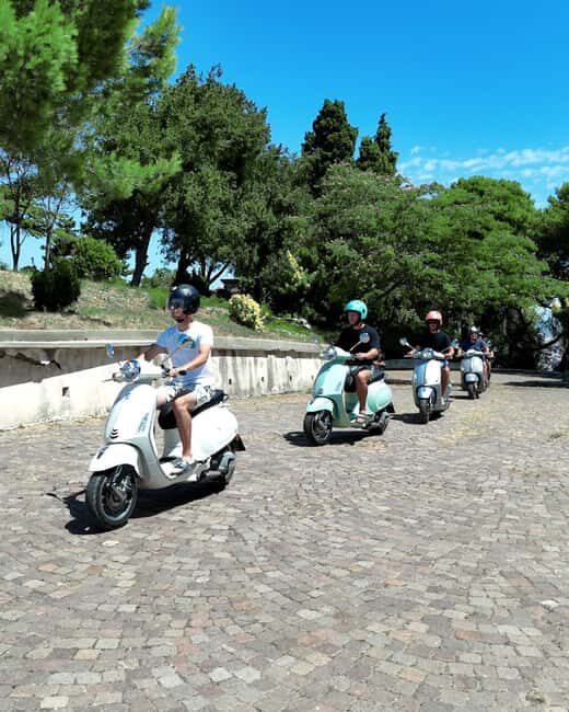 Durrës Vespa Tour: King Zogs Villa, Amphitheater & Swim - Exploring the Roman Amphitheater