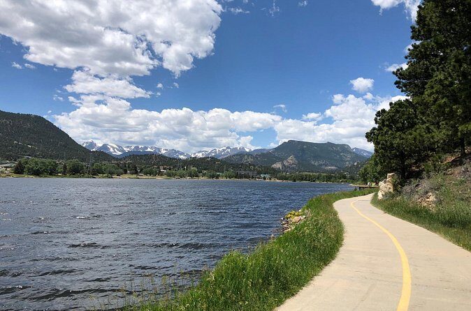 E-bike ride around the beautiful Estes Lake bike path - Authentic Traveler Insights