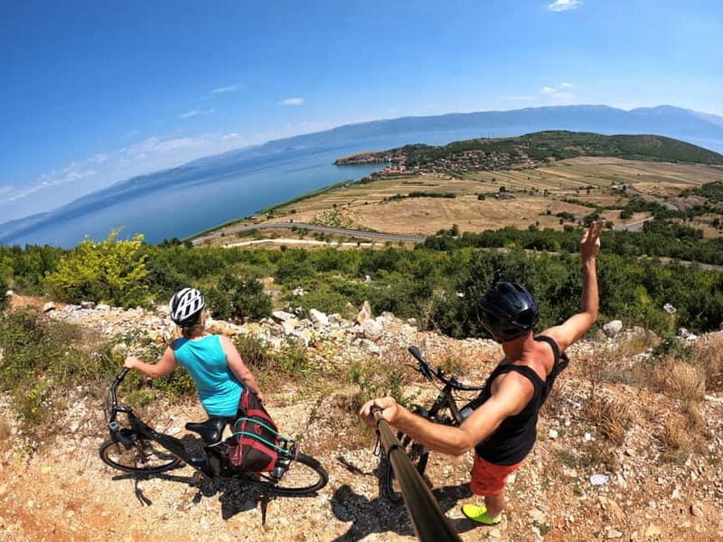 E-biking across the border, from Ohrid to Albania. - Starting Point and Pickup Options