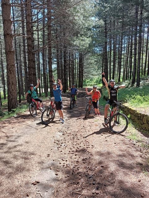 E-mtb tour through lava flows and down to Alcantara gorges - The Scenic and Cultural Highlights