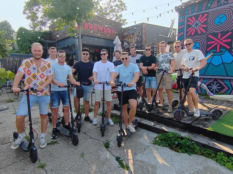 E Scooter Craft Beer and Breweries tour - Key Points
