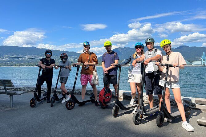 E-scooter & EUC guided tour to the secret spots in Vancouver - The Ride: What to Expect