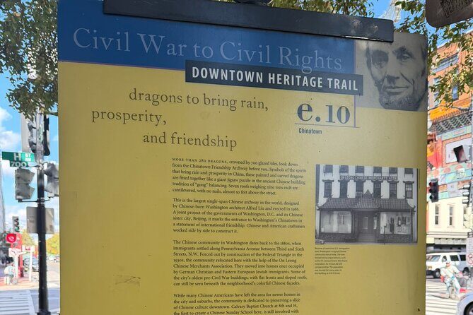Echoes of Early Washington DC, Penn Quarter and Chinatown Tour - Practical Details