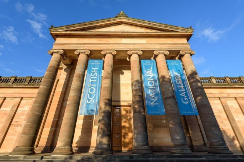 Edinburgh Private Tour of the National Museum of Scotland - A Warm Welcome in Front of the William Chambers Monument