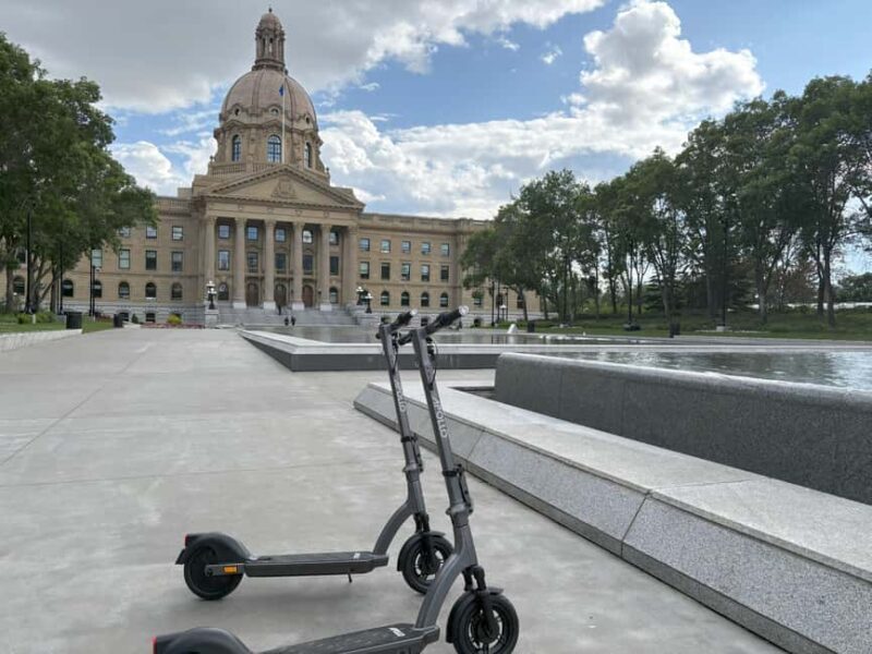 Edmonton: E-Scooter City Highlights Tour | 2-Hour - Discovering Edmonton’s Highlights on Two Wheels