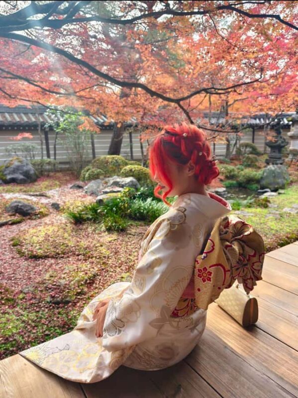 Eikando Temple Kyoto: Kimono Rental with Hair Styling - Key Points