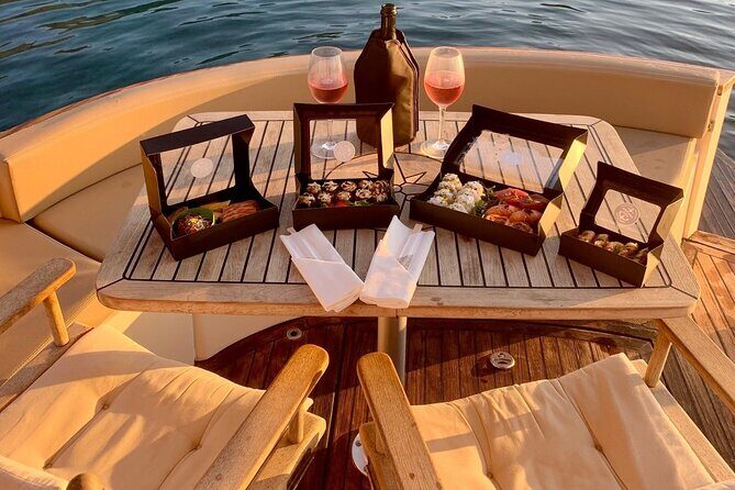 Elba Island - Aperitif on the boat at sunset - private - The Final Word