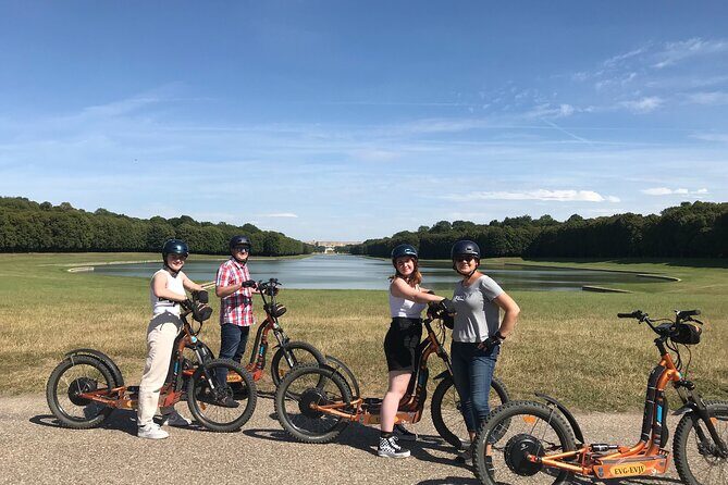 Electric 2-wheeler tour of the Chateau Park and Gardens - Key Points