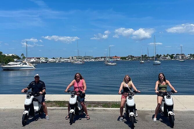 Electric Moped Tour of Naples Florida Family Fun and Easy To Ride - FAQs