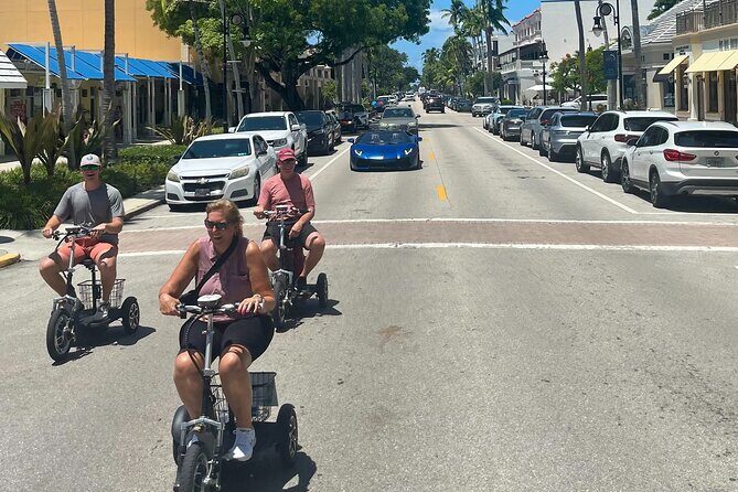 Electric Trike & Moped Tour of Downtown Naples - Fun For Everyone - Key Points