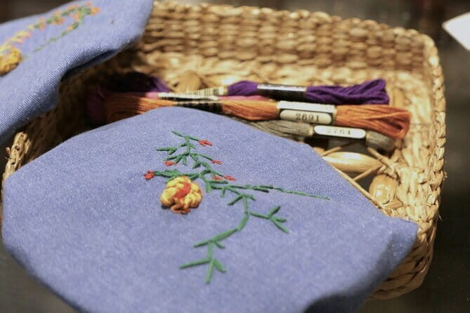 Embroidery Peace workshop at Momentary cafe in Phuket town - Key Points