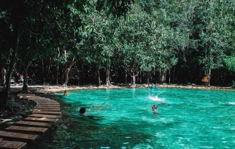 Emerald pool-hot springs -tiger cave by VIP van - The Itinerary in Detail