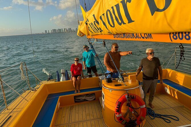 Enjoy a Breezy 90 Minute Sunset Catamaran Sail w/ Drinks! - Key Points