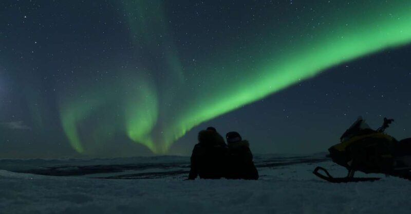 Enjoy the Aurora Show on top of the mountain inc tipi dinner - Setting the Scene: An Arctic Evening to Remember
