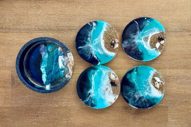 Epoxy Resin Art and Craft Coaster Set Experience - The Sum Up