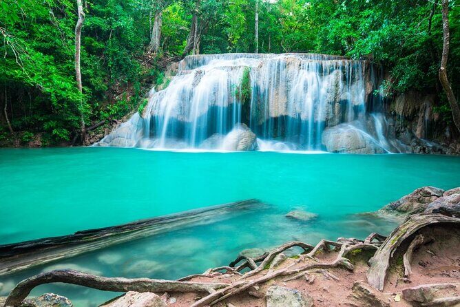 Erawan Waterfall & Train Tour from Kanchanaburi  Full Day - Overview of the Tour Experience
