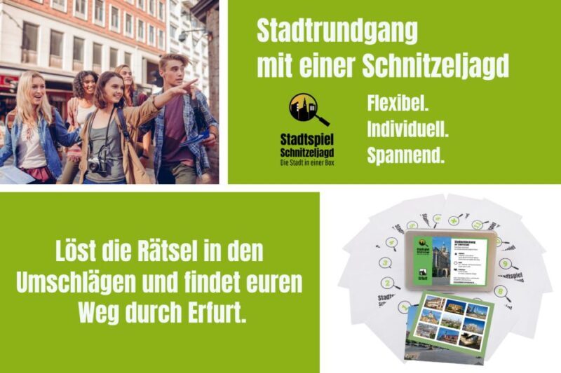 Erfurt: Schnitzeljagd, selbstgeführte Highlights-Tour - Key Points