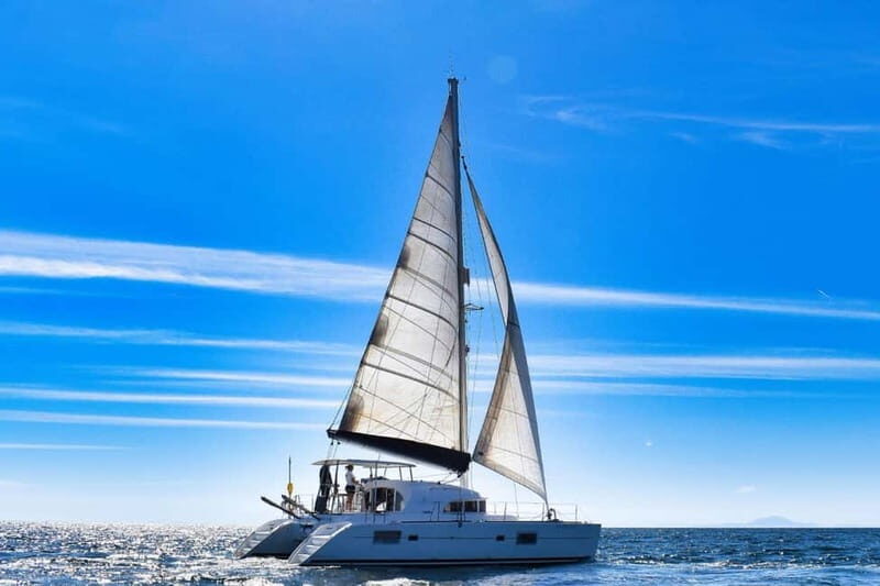 Estepona: Pilates on a Catamaran and Sunset Cruise + bubbly - Key Points