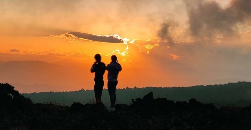 Etna excursions at sunset ancient craters and lava flows - Key Points