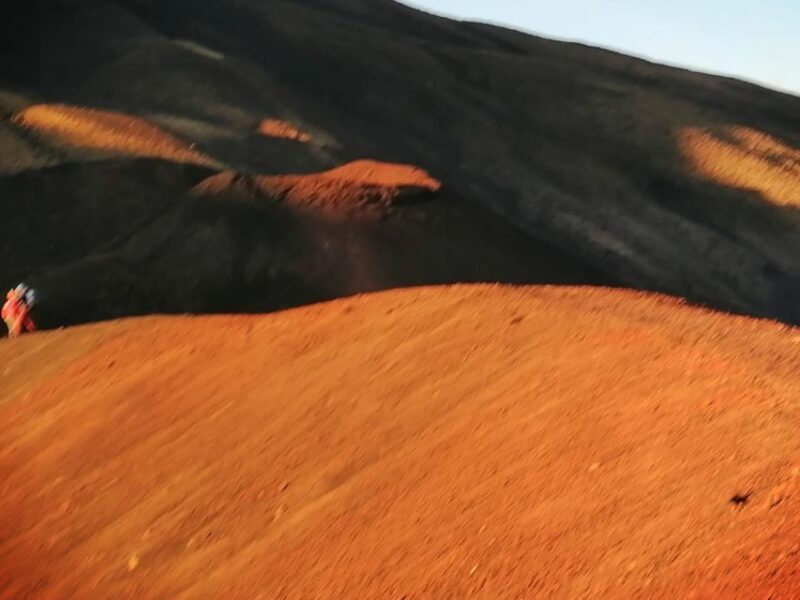 Etna excursions at sunset ancient craters and lava flows - Transportation and Timing