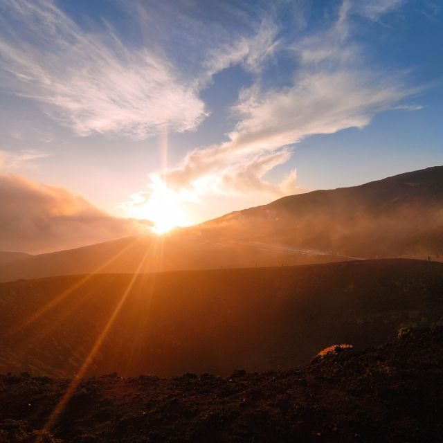 Etna excursions at sunset ancient craters and lava flows - The Guided Experience