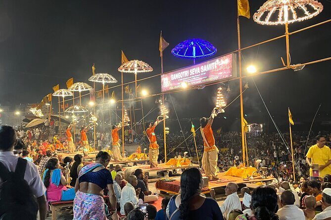 Evening Aarti of Mother Ganga along with walking Tour - Key Points