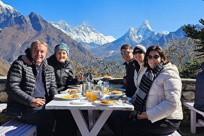Everest Base Camp Helicopter Tour landing at Everest View Hotel - The Flight: From Kathmandu to Everest’s Lip