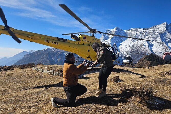 Everest base camp helicopter tour with Guarenteed Landing - The Experience in Detail