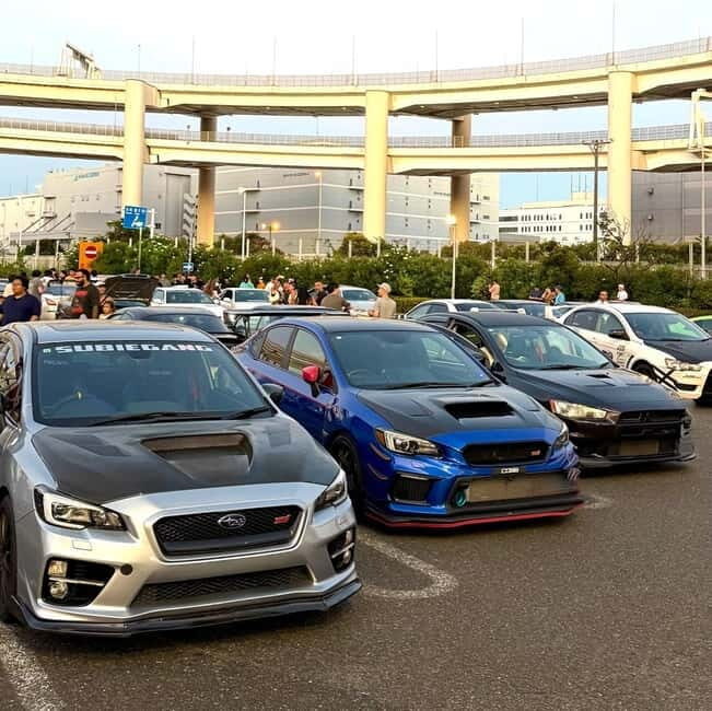 EVO, WRX, Skyline  JDM Night Run to Daikoku Car Meet - Key Points