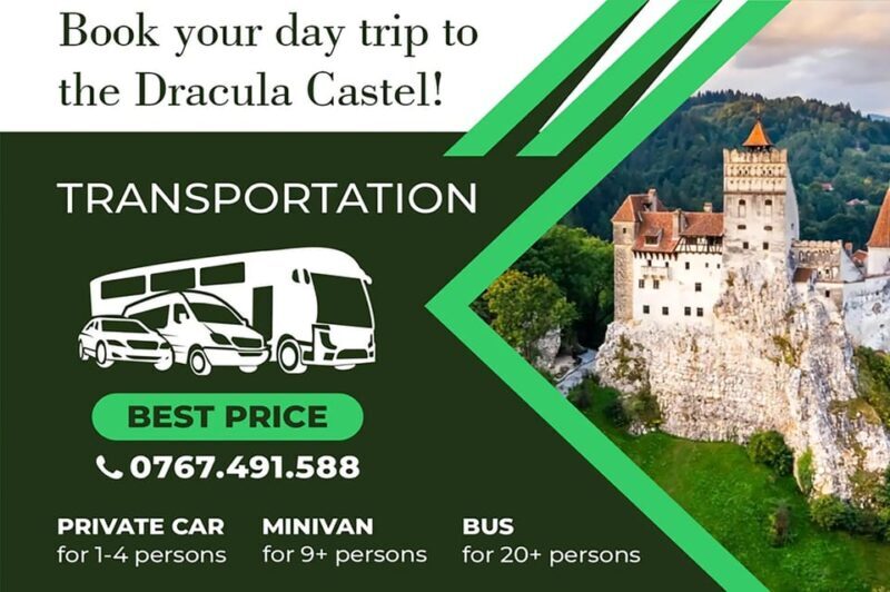 Exclusiv Dracula Bran Castle Day trip - only 6-7 hours - What You Should Know Before Booking