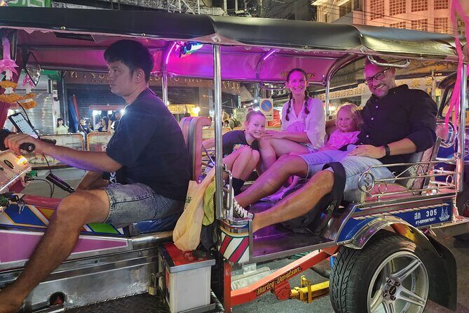 Exclusive Bangkok Night Tuk Tuk Tour with Local Dinner Experience - Key Points