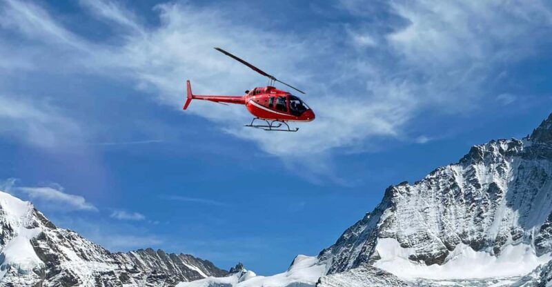 Exclusive helicopter-tour for 4 people to the Swiss Alps - Key Points