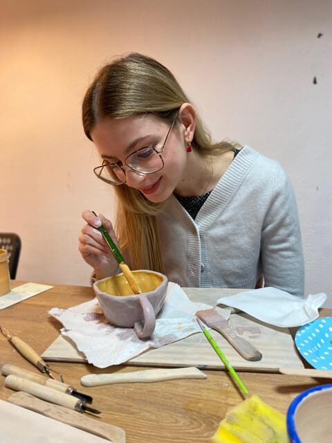 Exclusive pottery experience for couple with wine and snacks - The Sum Up
