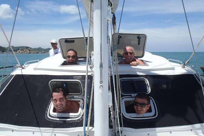 Exclusive private catamaran island hopping experience - Discovering Koh Samui from the Deck of a Private Catamaran