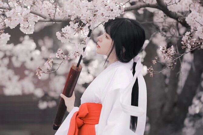 Experience a different cross-dressing experience in Kyoto, Osaka, Miko Kimono - What the Experience Offers