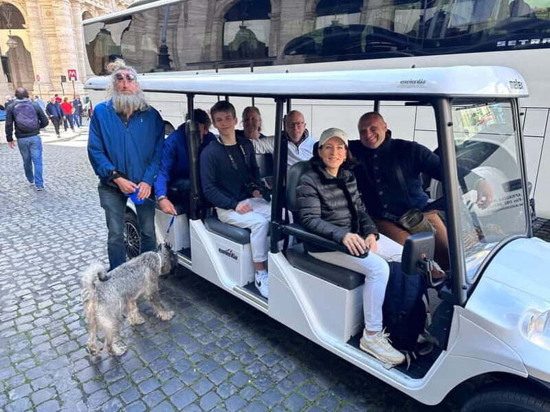 Experience Rome Private & Group Tour in Golf Cart 1.5 hour - Key Points