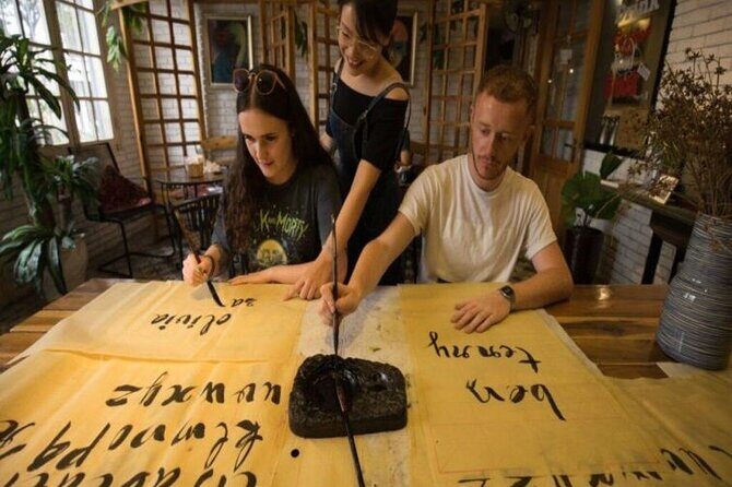 Experience Traditional Vietnamese Calligraphy Class in Ha Noi - Detailed Breakdown of the Itinerary