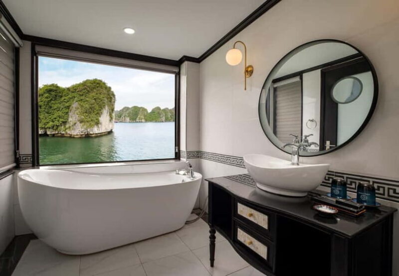 Explore Halong&Lan Ha Bay 5* cruise, classy-bathtub-balcony - The Detailed Itinerary Breakdown