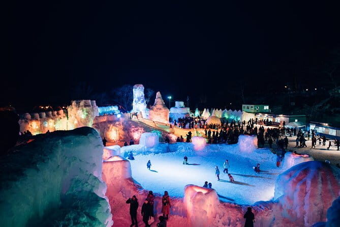 Explore Lake Shikotsu Ice Festival (night tour) - Key Points