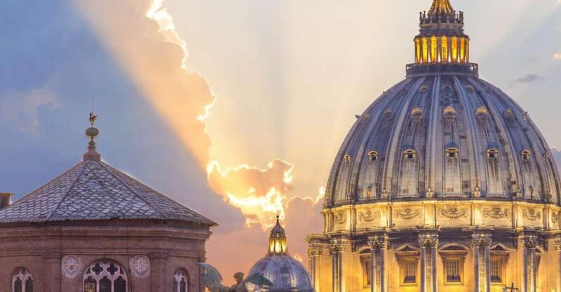 Explore St. Peter's Basilica: Pietà, Dome, & Papal Crypt - The Mosaic Dome: One of the Largest in the World