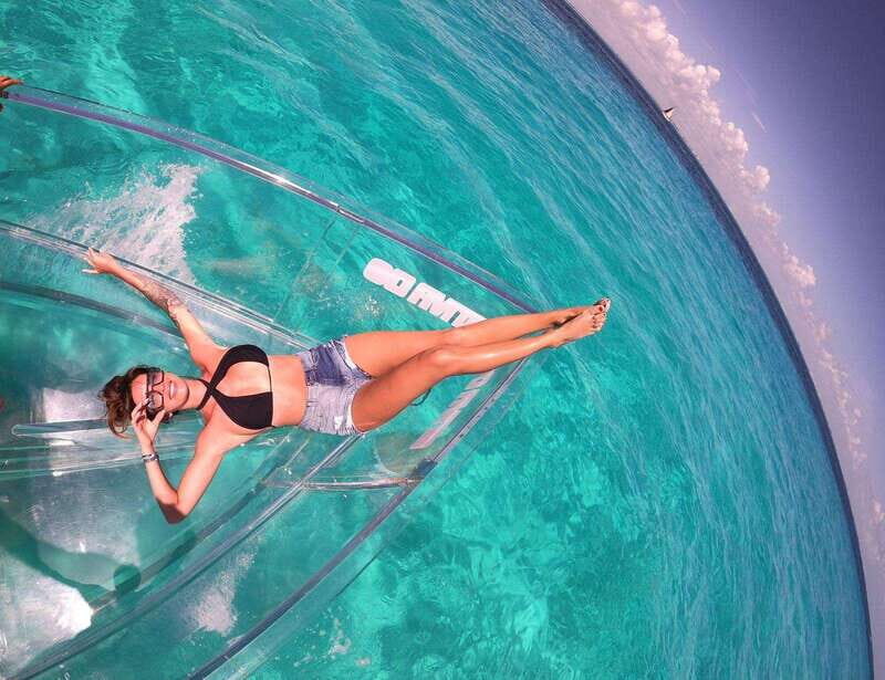 Explore the sea of cozumel in a transprent boat with drinks and snorkel. - Final thoughts: A fun, light, and scenic way to see Cozumel’s marine life