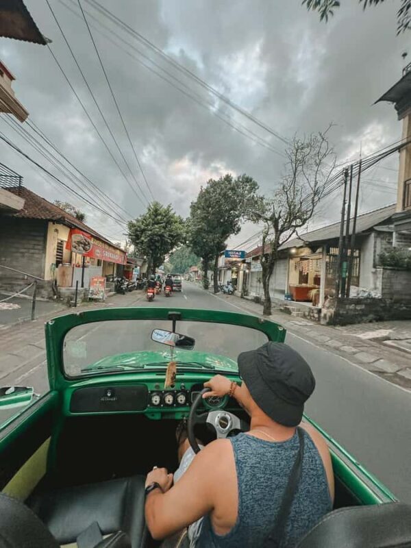 Explore Ubud with Volkswagen Beetle/Safari 181 - What to Expect and Practical Considerations